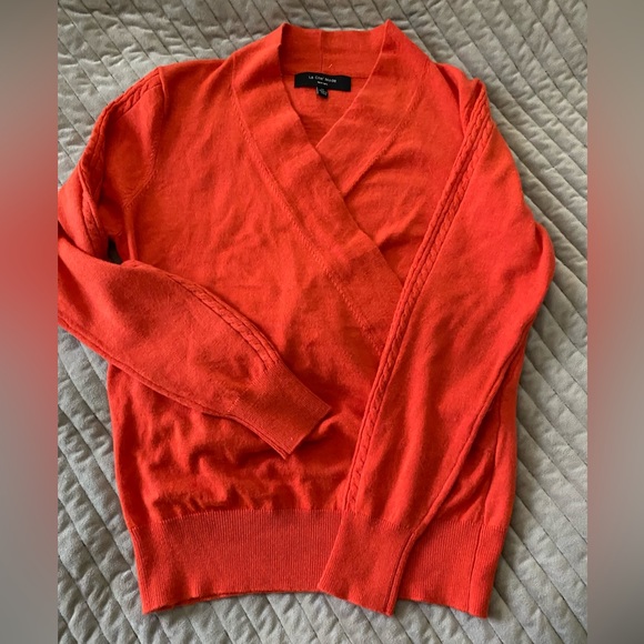 Sweaters | Tomato Red Wrap Sweater | Poshmark